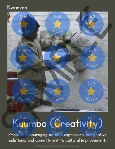 Kwanzaa Poster Set Boho Colorful Class Decor African American December ...