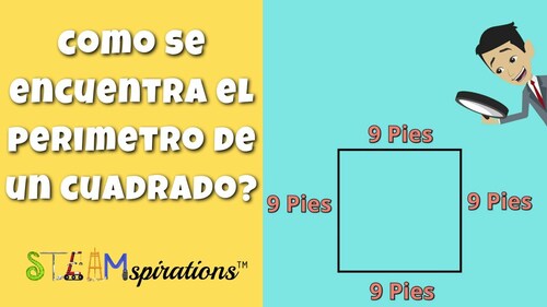 ¿Como Encontramos el Perímetro de un Cuadrado? by STEAMspirations