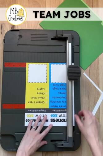Editable Team Classroom Jobs Bulletin Board with Classroom Job ...
