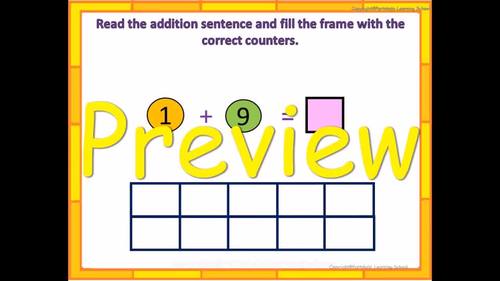 Addition with 10 Frames –Task Slides- Fill the Frames .GOOGLESLIDES