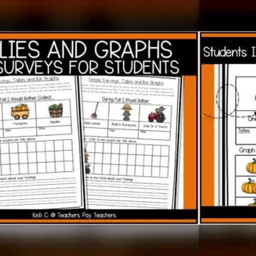 Student Surveys to Practice Tally Marks Bar Graphs and True Statements FALL