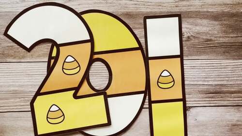 Candy Corn Counting - Posters, Mats, Books - Preschool, Kindergarten ...