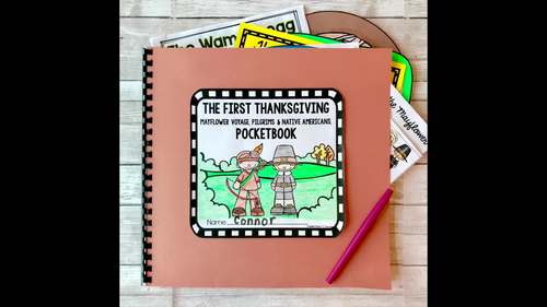 Story of Thanksgiving: Mayflower Voyage, Pilgrims & Native Americans BUNDLE
