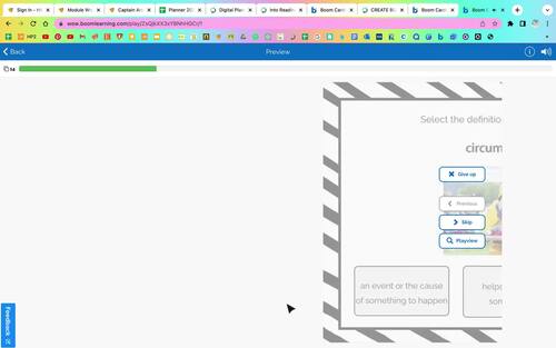 Into Reading Critical Vocabulary BOOM CARDS -Module 1 Week 3- 5th Grade