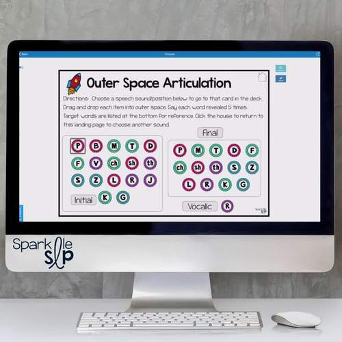 Articulation Boom Cards™️ | Outer Space Theme | Speech Therapy | Digital