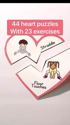 PE Valentine Fitness by Homestead PhysEd | TPT