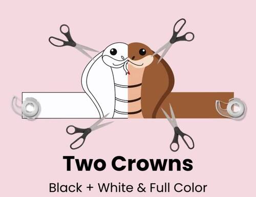 Cobra Crown / Party Hat / Mask / Costume / Animal / Headband ** Two ...