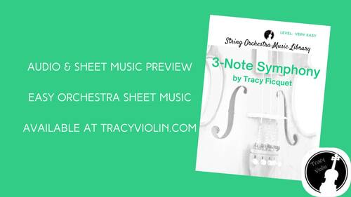 Easy Orchestra Sheet Music: 3-Note Symphony | Original Composition
