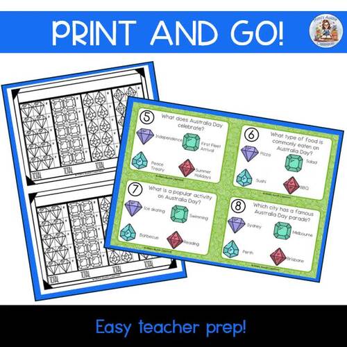 Australia Day Break Out Codes, Grade 3 by Mimi's Aussie Classroom