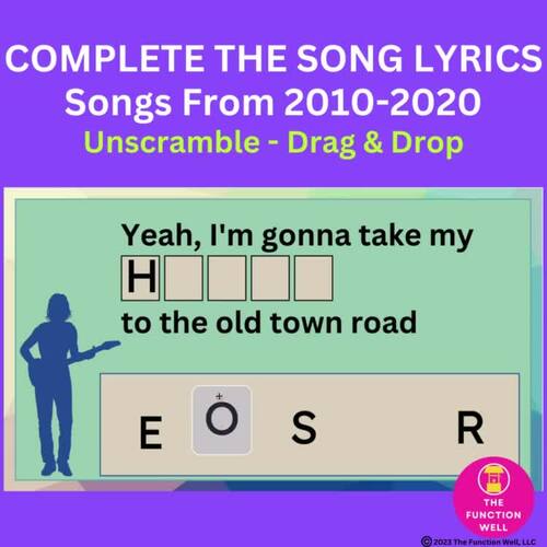 Complete the Lyrics (2010-2020 Songs) Speech Therapy - Fun Aphasia ...
