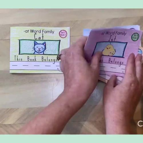 Emergent Reader CVC Books CVC Word Family Set 1 Digital and Printable