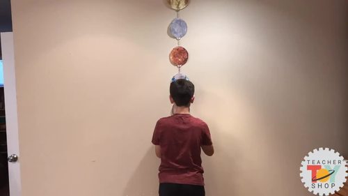 Space Science Craft: Create a Solar System Model with Planets Hanging ...
