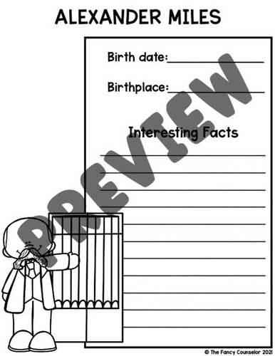 African American Black History Research Book Report Templates Inventors