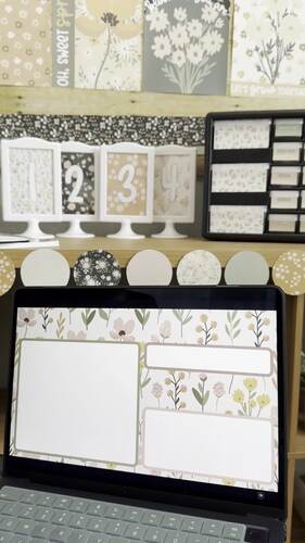 Vintage Floral Google Slides Templates & PowerPoint | Vintage Classroom ...