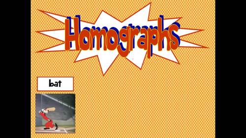 All About Homographs PPT Grades 2-5 Common Core by Fun Learning for All