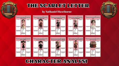 THE SCARLET LETTER by Nathaniel Hawthorne - Character Analysis ...