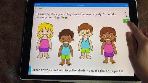 My Amazing Body! Boom Book (Boom Card Activity) Distance Learning