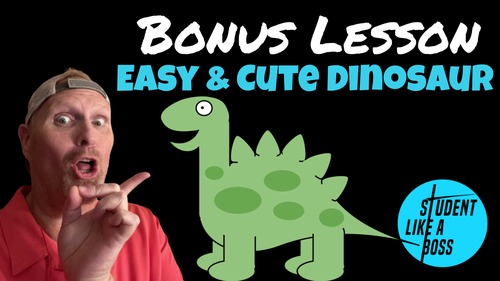 STEAM Dinosaur Design: Digital Art Google Drawings Lessons and Tech Sub ...