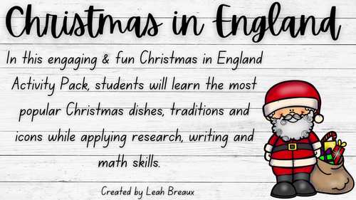 Christmas in England | Christmas Around the World by LB Home Education