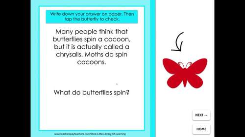 Spring Reading Comprehension for Google Slides™ and PowerPoint™ | TPT