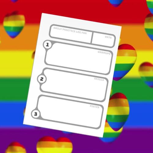 Comprehensive Music Practice Log and Student Notes Bundle | TPT