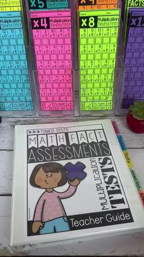 Multiplication Timed Tests for Facts 0-12 - Multiplication Assessments ...