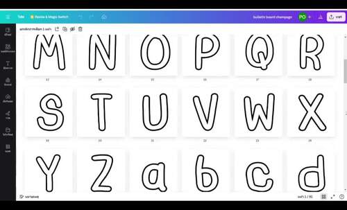 Printable Bulletin Board Letters & Numbers - Large Easy Read Font ...
