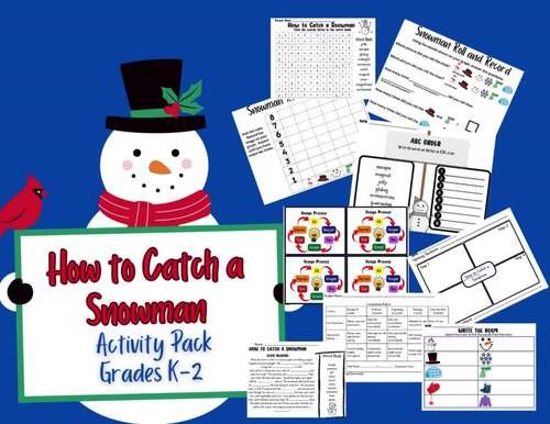 How to Catch a Snowman by Tales from the Library Lady | TPT