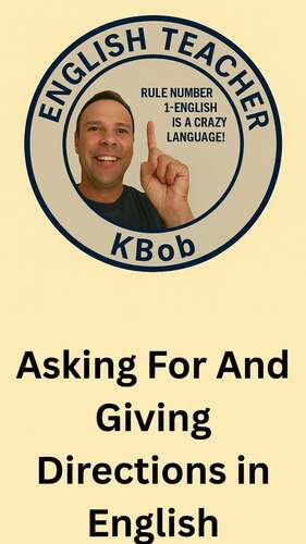 Asking for and Giving Directions – Beginner ESL Conversation and Vocabulary