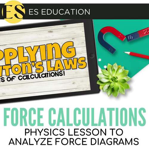 PowerPoint,Guided Notes,Quiz - Force Calculations & Newton's 2nd Law ...