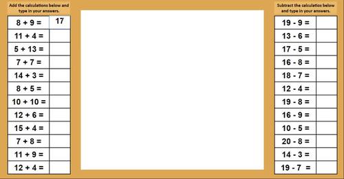 Digital Pixel Art NO PREP - Addition and Subtraction to 20 | TPT