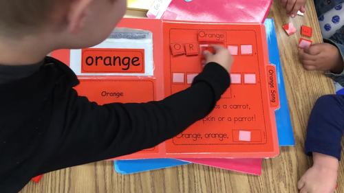 File Folder Activity with Velcro | Sight Words Set 2 - Heidi Songs