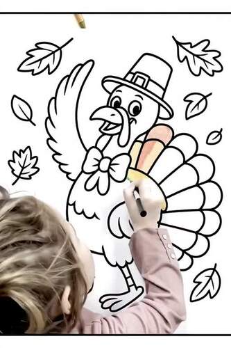 Thanksgiving Coloring Pages | Woodland Animal Parade | Fall Early Finishers
