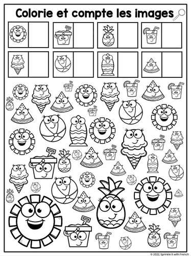 French Summer Activity Pack | L'été J'ai Fini Printables | TPT