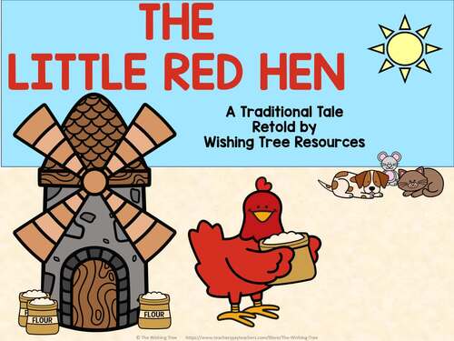 Fairy Tale Little Red Hen Audio Book and Story Book with Slides PDF ...