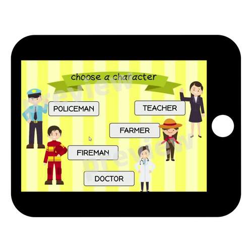 Community Scenes Barrier Games BOOM CARDS Distance Learning | TPT