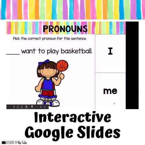 Pronoun Digital & Printable Activities | Distance Learning Google Slides™