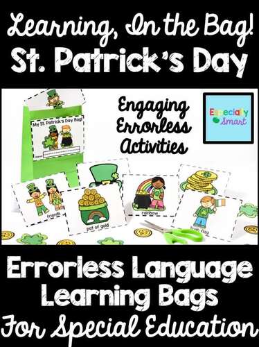 St. Patrick's Day Errorless Learning Worksheets Special Education ...