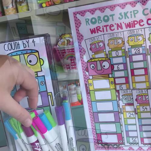 Skip Counting Activity Cards by From the Pond | TPT