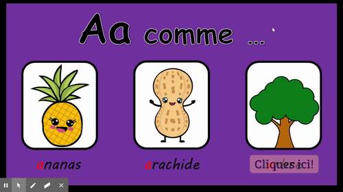 French Beginning sounds Alphabet letters Audio Self-checking Digital ...