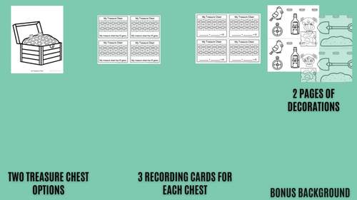 Treasure Chest Math Craft | Sums to Ten | Pirate Activity Kindergarten