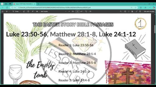 Easter Bible Readings Slides: Up from the Grave He Arose! (Burial to ...