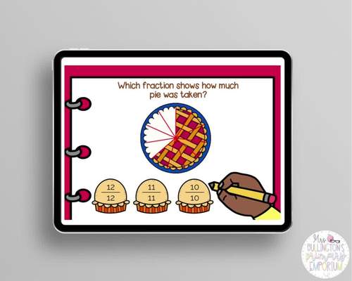 Digital Identifying Fractions Boom Cards™ Activity | TPT