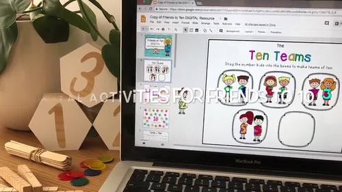 Digital Friends of 10: Addition and Subtraction ( Distance Learning )