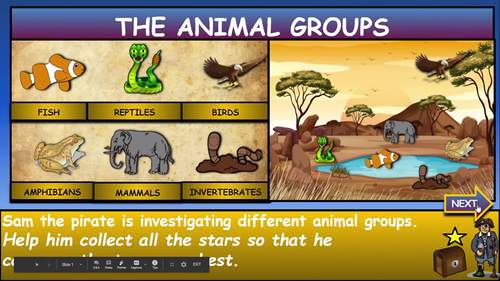 The Animal Groups: Interactive Google Slides + PPT+ 3 Worksheets