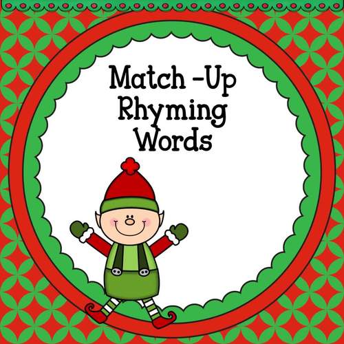 Christmas Rhyming Activities | Rhyming Words Game and Worksheets