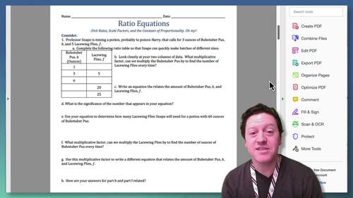 Ratio Equations (Direct Variation) by Foiled By Math | TPT