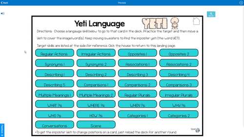 Winter Yeti Language Boom Cards™️ for Speech Therapy | TPT