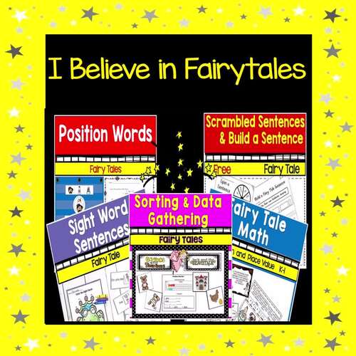 Math and Reading Fairy Tales for Kindergarten and First Grade | TPT