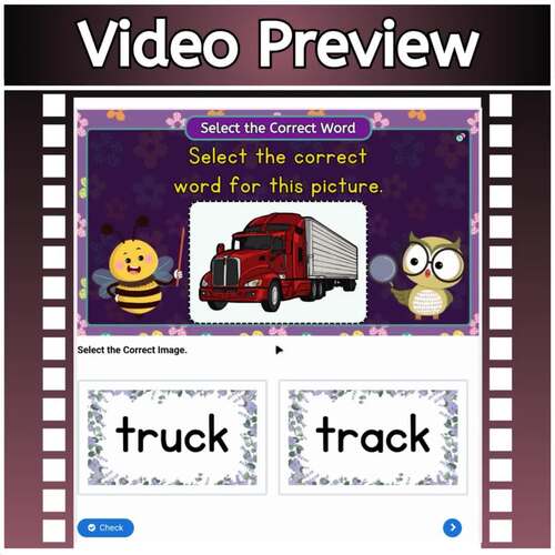 CCVCC Words: Select the Correct Word Digital Resources by Schooler's Mate